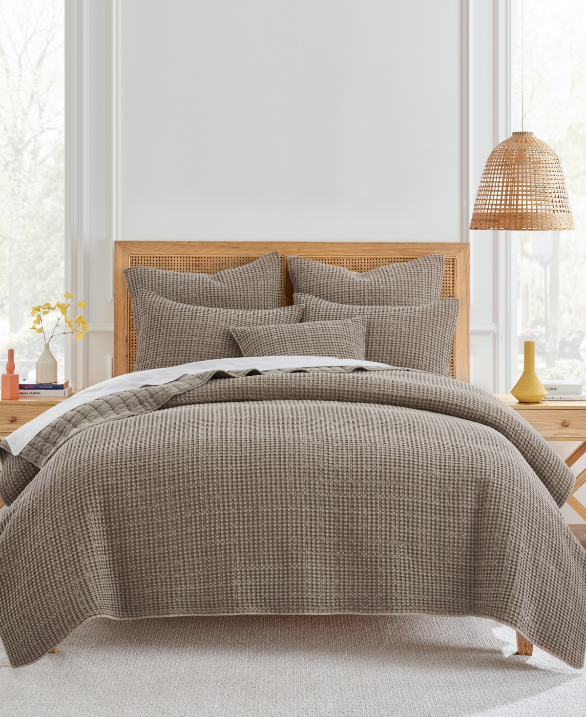 Click here for Levtex Mills Waffle Textured 3-Pc. Quilt Set  Full... prices