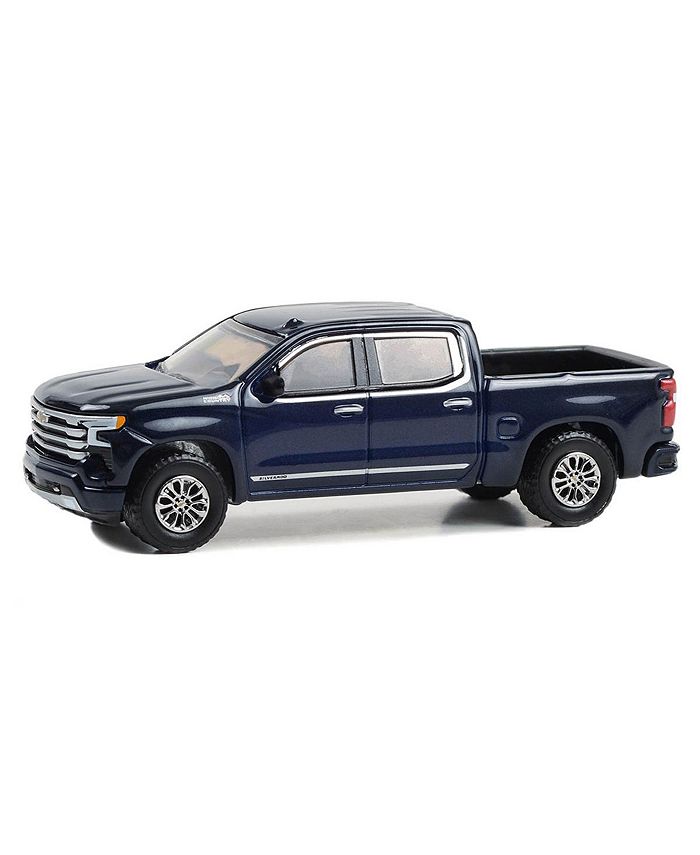 Greenlight Collectibles 1/64 Chevrolet Silverado High Country Blue ...