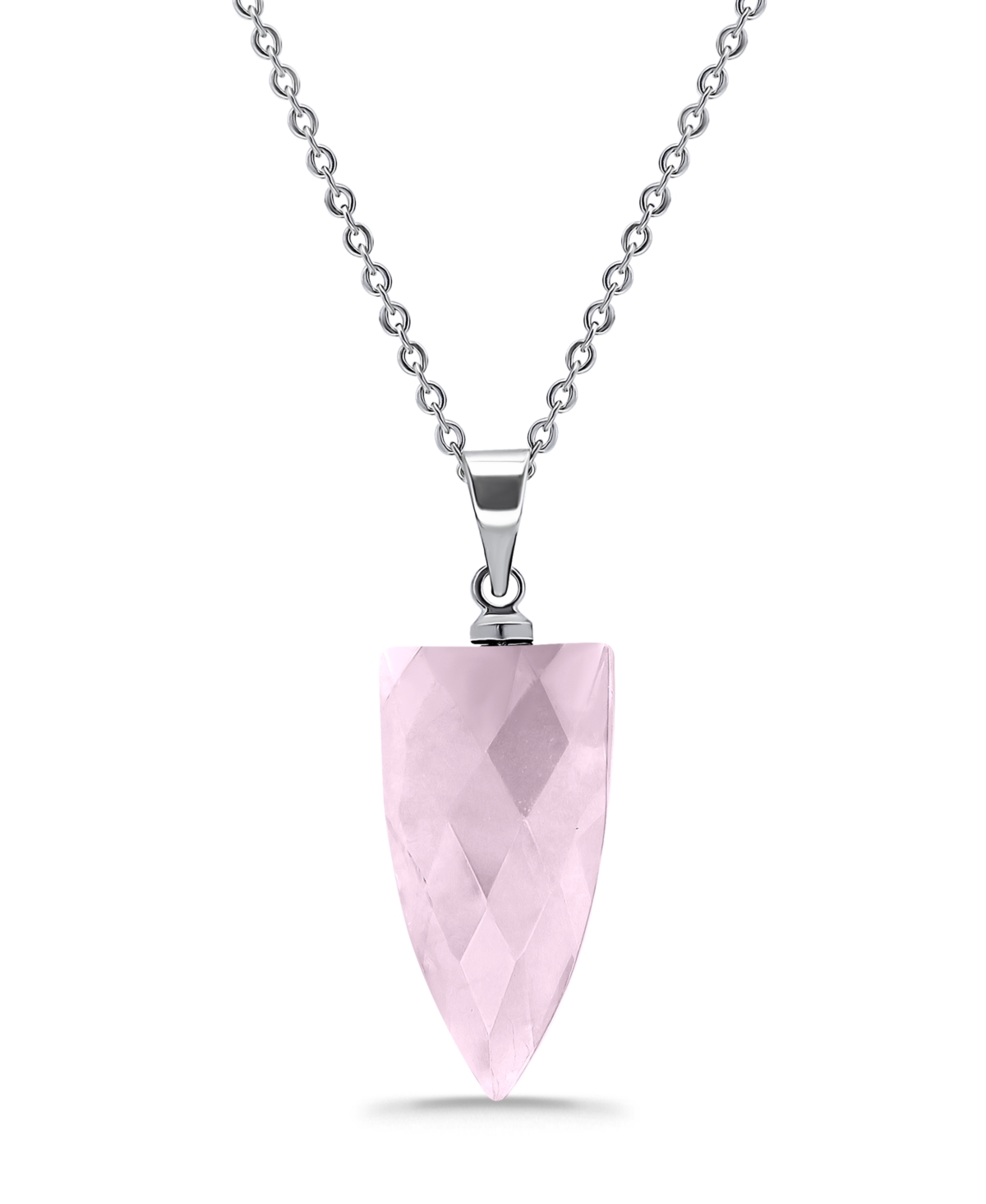 Click here for Macys Silver Plated Multi Genuine Stone Pendant Ne... prices