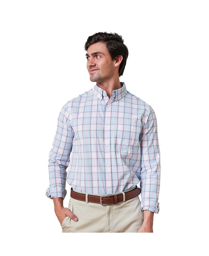 Hope & Henry Men's Organic Long Sleeve Stretch Poplin Button Down Shirt ...