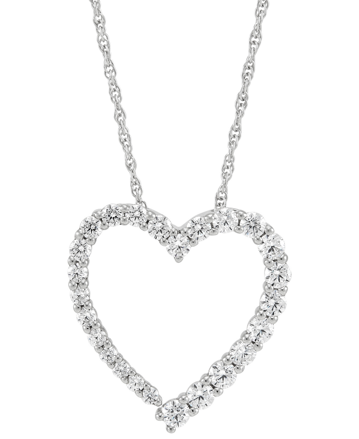 Click here for Diamond Heart Pendant Necklace (1 ct. t.w.) in 14k... prices