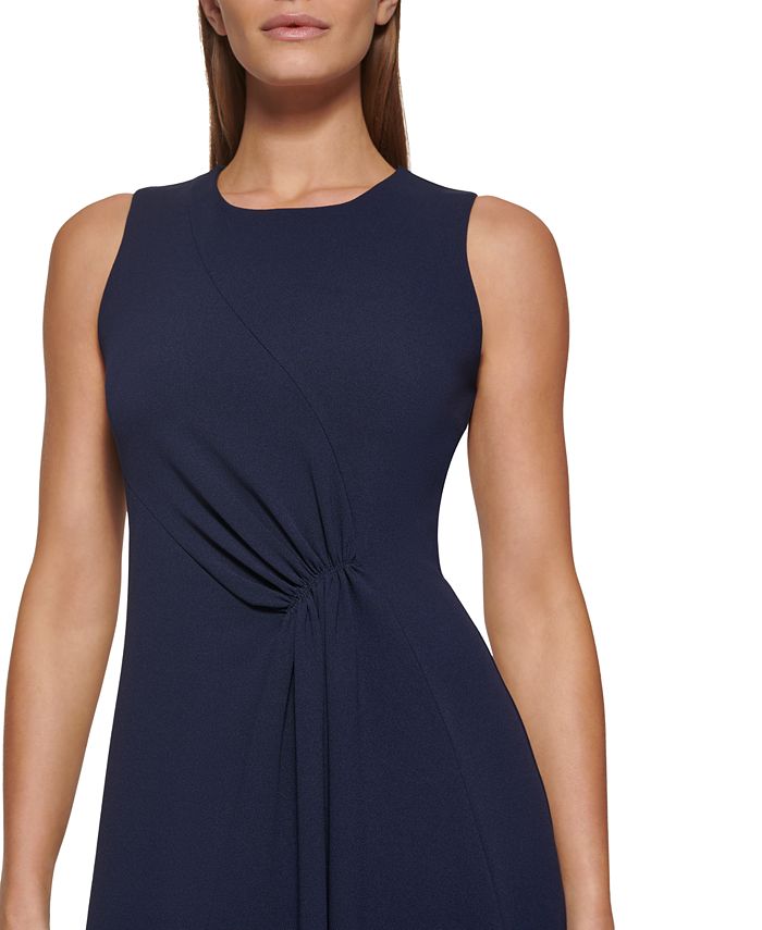 DKNY Women's Sleeveless Ruched-Front Dress - Macy's