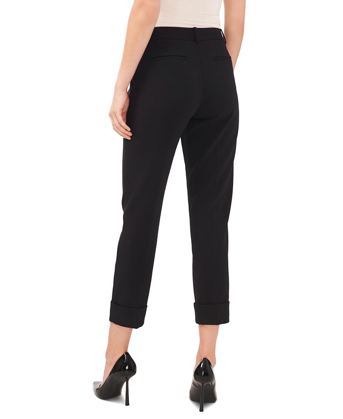 Vince Camuto Women's Tailored Roll Cuff Ankle Pants - Macy's