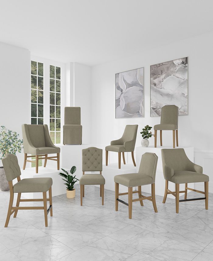 Furniture Nelin 6pc Dining Chair Set - Macy's