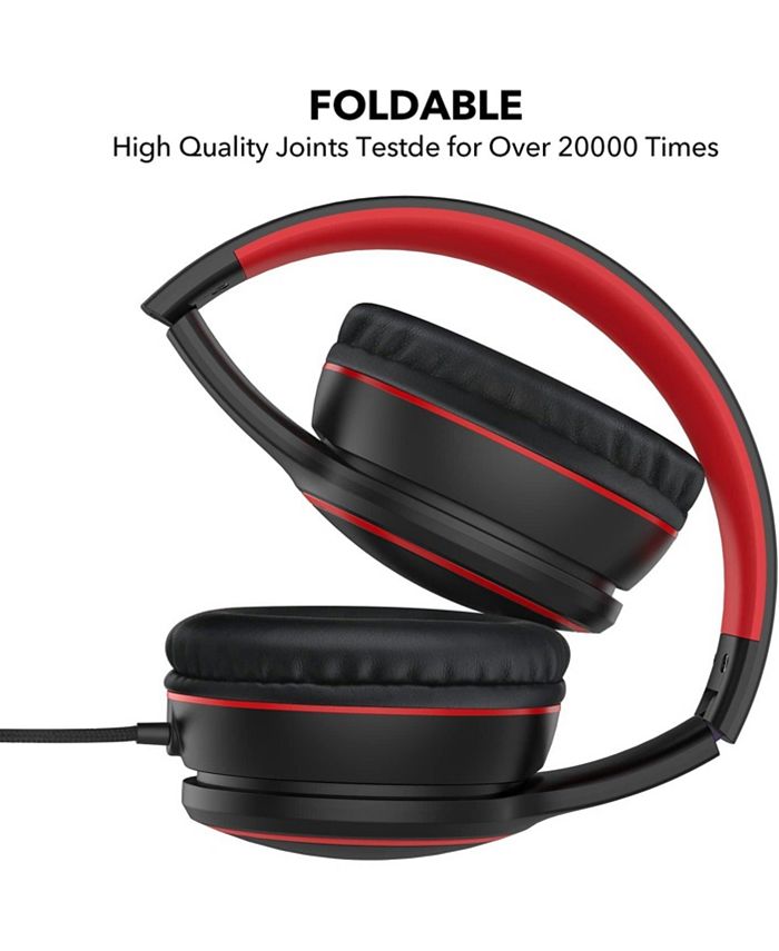 BOLT AXTION R10 Kids Headphones with Microphone, 1.5M No-Tangle Cord ...