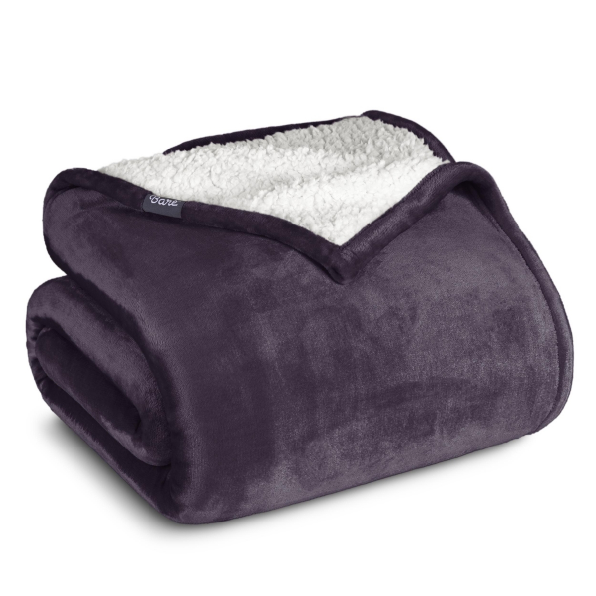 Click here for Bare Home Fleece Sherpa Blanket  Full/Queen - Eggp... prices