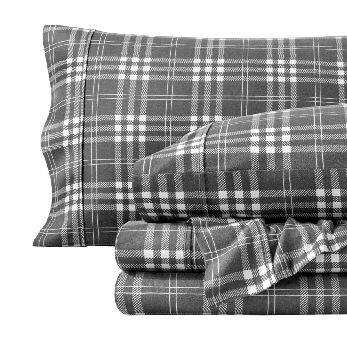 Click here for Bare Home Printed Cotton Flannel Sheet Set - Stirl... prices