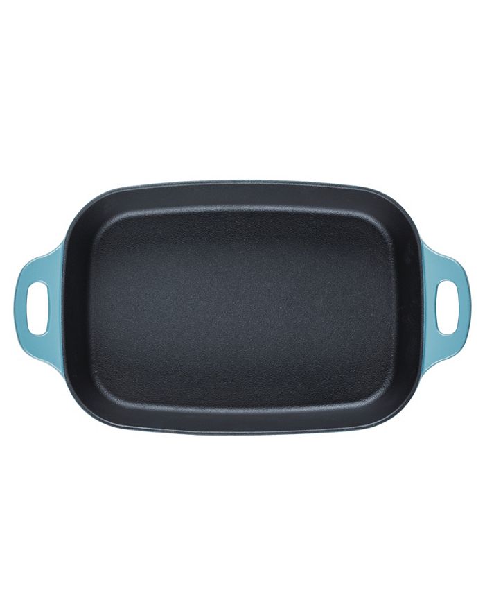 Rachael Ray Nitro Cast Iron 9-Inch x 13-Inch Roasting Pan - Macy's