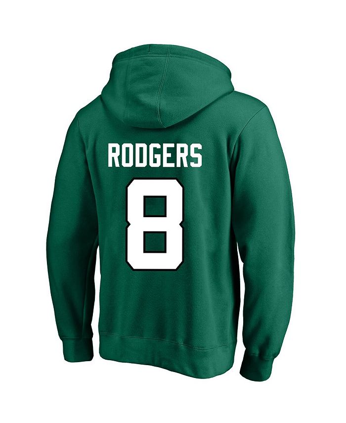 Fanatics Men's Aaron Rodgers Green New York Jets Big and Tall Fleece ...