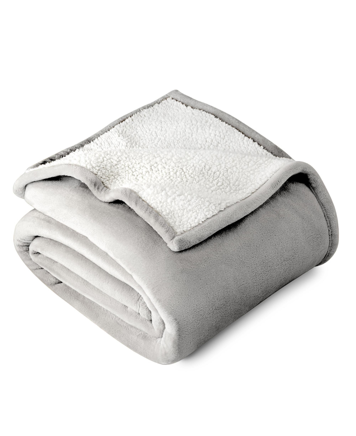 Click here for Bare Home Fleece Sherpa Blanket  Full/Queen - Ligh... prices