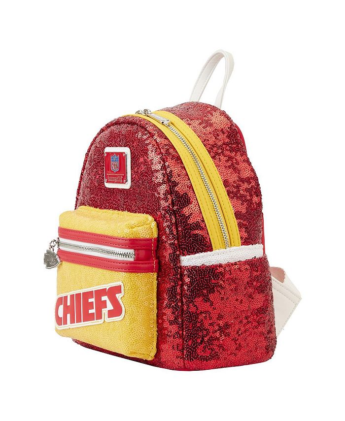 Loungefly Men's and Women's Kansas City Chiefs Sequin Mini Backpack ...