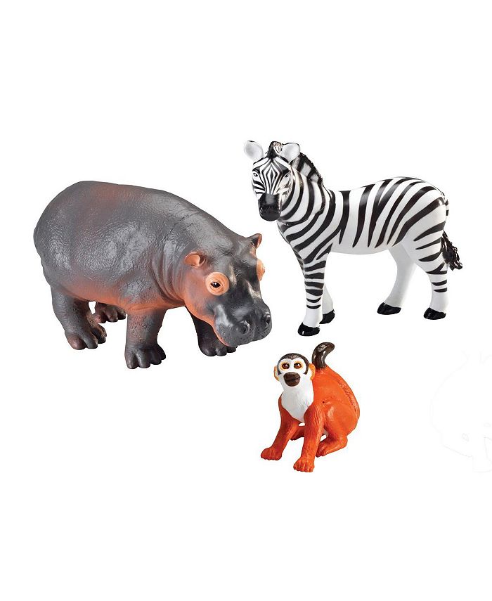 Learning Resources Jumbo Zoo Animals - Set of 5 - Macy's