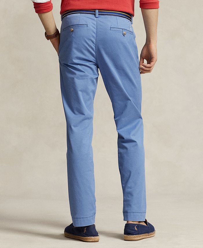 Polo Ralph Lauren Men's Straight-Fit Washed Stretch Chino Pants - Macy's