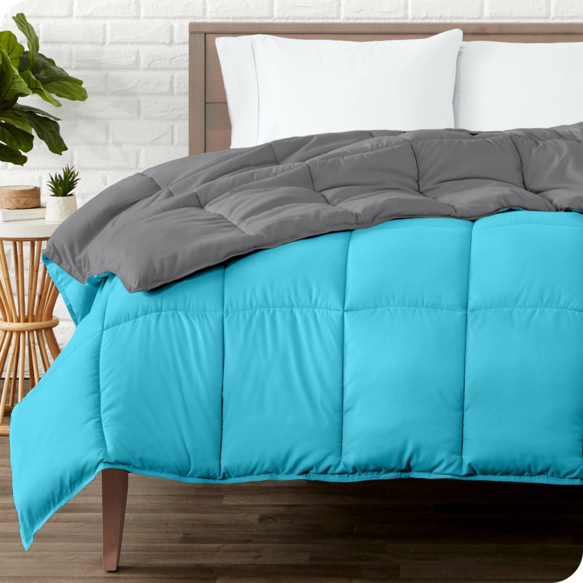 Click here for Bare Home Reversible Down Alternative Comforter Tw... prices