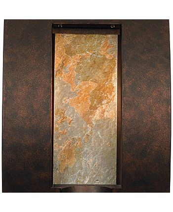 Franklin Iron Works Framed Slate 16" High Modern Outdoor Wall Light ...