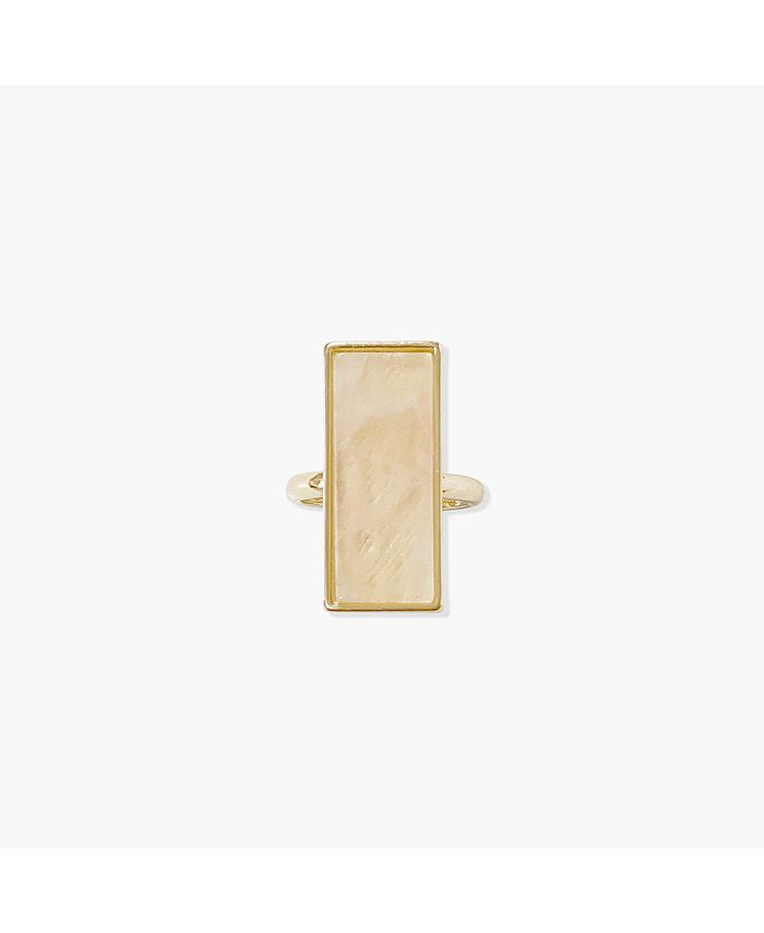 Sanctuaire Sanctuary Project by Statement Rectangle Pearlescent Ring ...