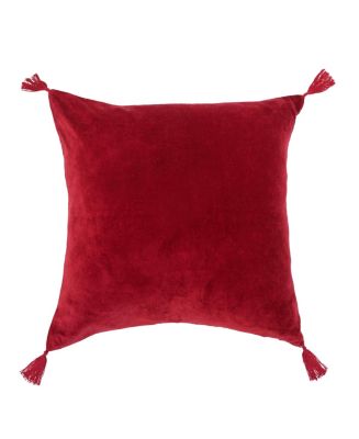 River Ruby Accent Throw Pillow, 22" x 22" w/ Tassels - Macy's