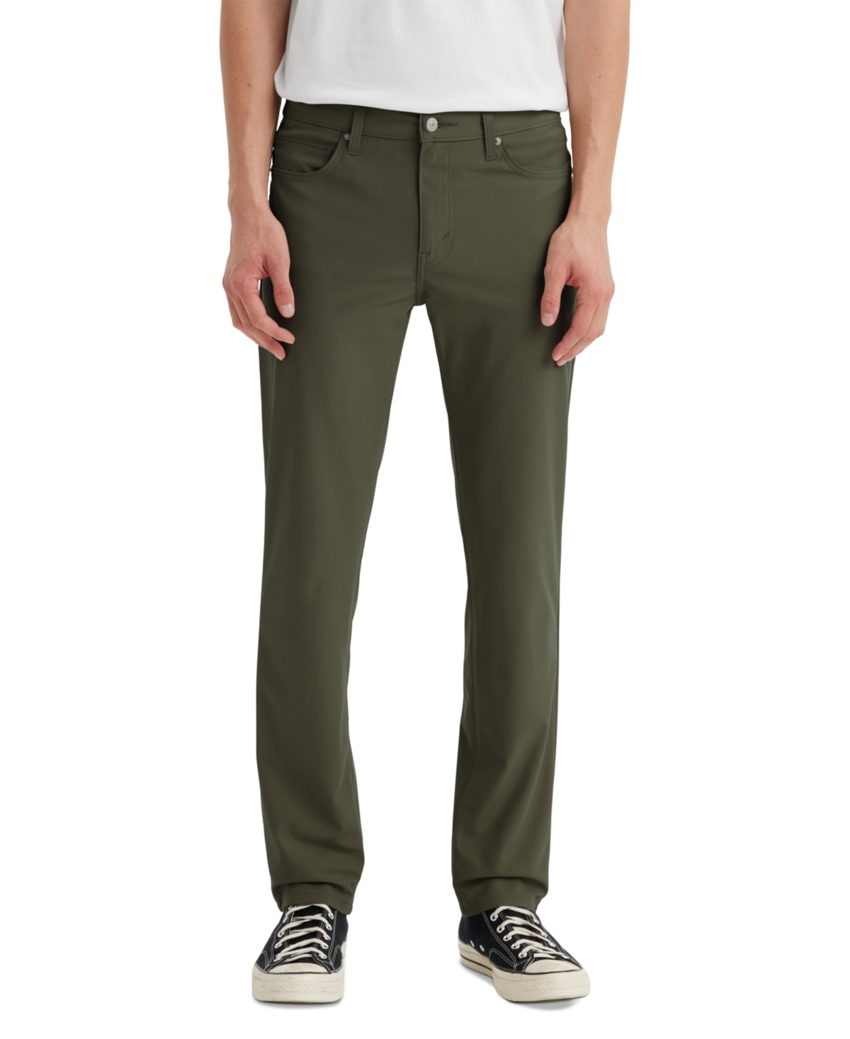 Click here for Levis Mens 511 Slim-Fit Flex-Tech Pants - Olive Da... prices