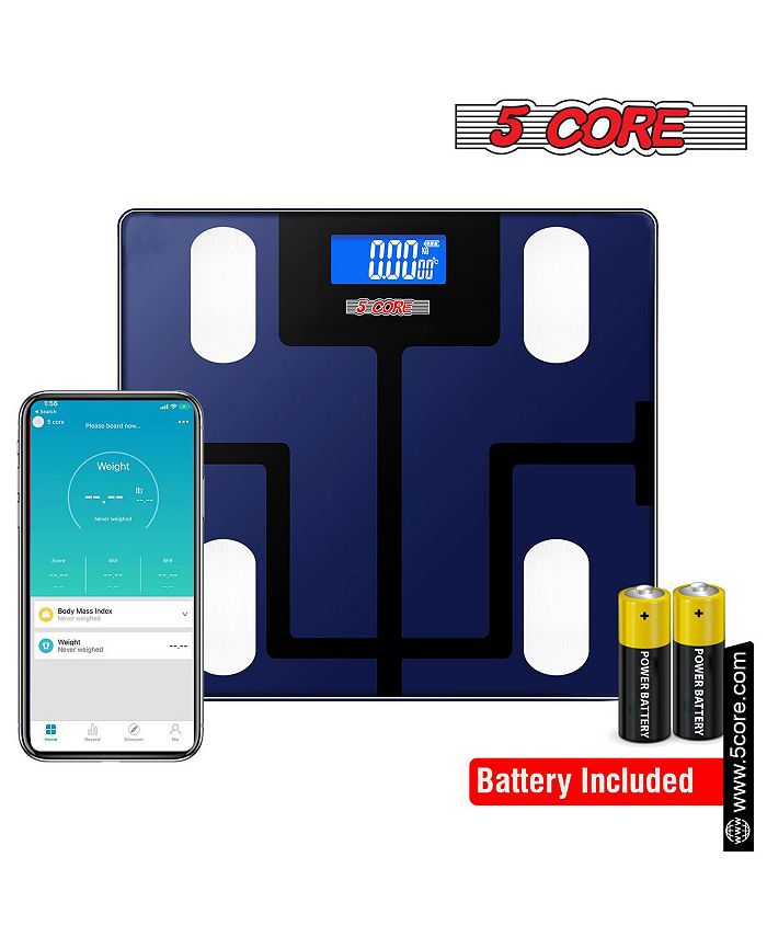 5 Core Smart Weight Scale for Body Weight Digital Bathroom Scale BMI ...