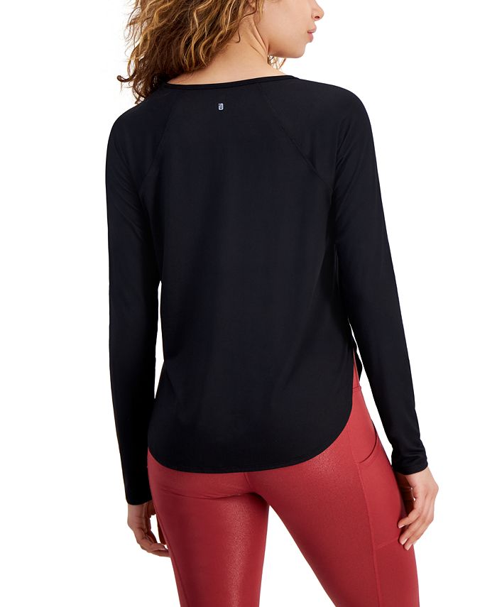 ID Ideology Women's Performance Long-Sleeve Top, Created for Macy's ...