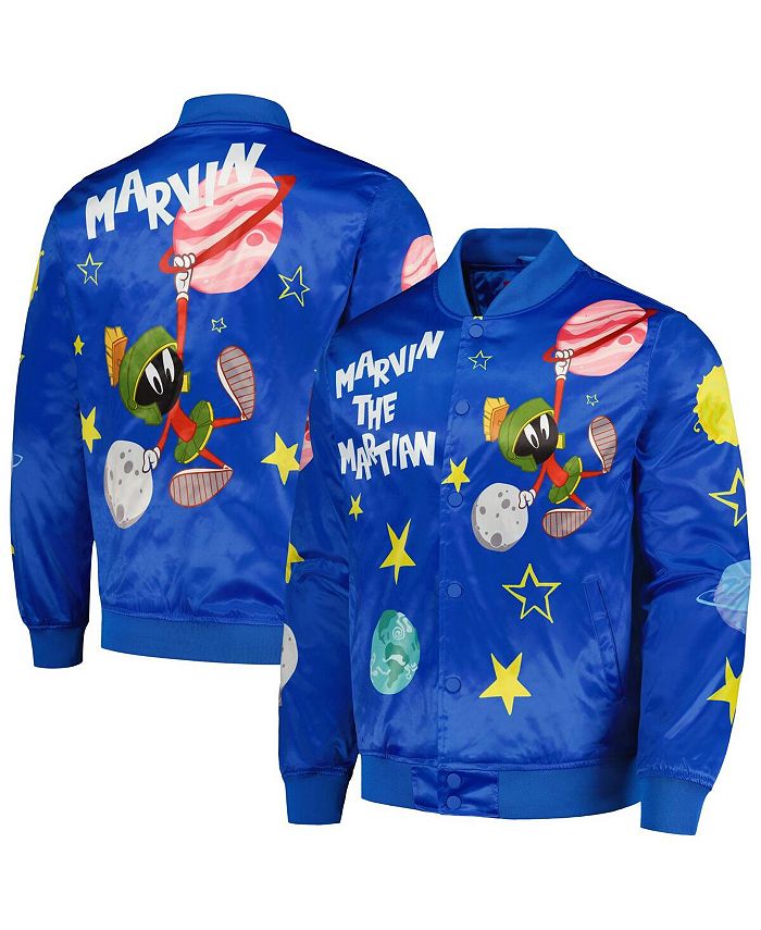 Freeze Max Men's Royal Looney Tunes Graphic Satin Full-Snap Jacket - Macy's