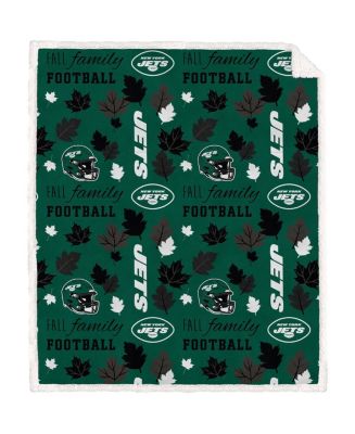Pegasus Home Fashions New York Jets 60" x 70" Fall, Family and Football ...