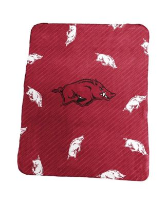 Arkansas Razorbacks 50" x 60" Repeating Logo Classic Plush Throw ...