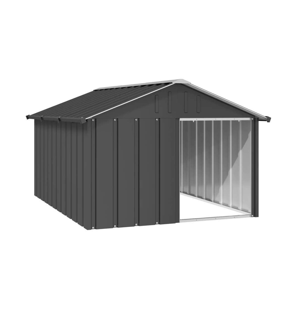 Click here for Dog House Anthracite 45.9x60.2x32.1 Galvanized Ste... prices