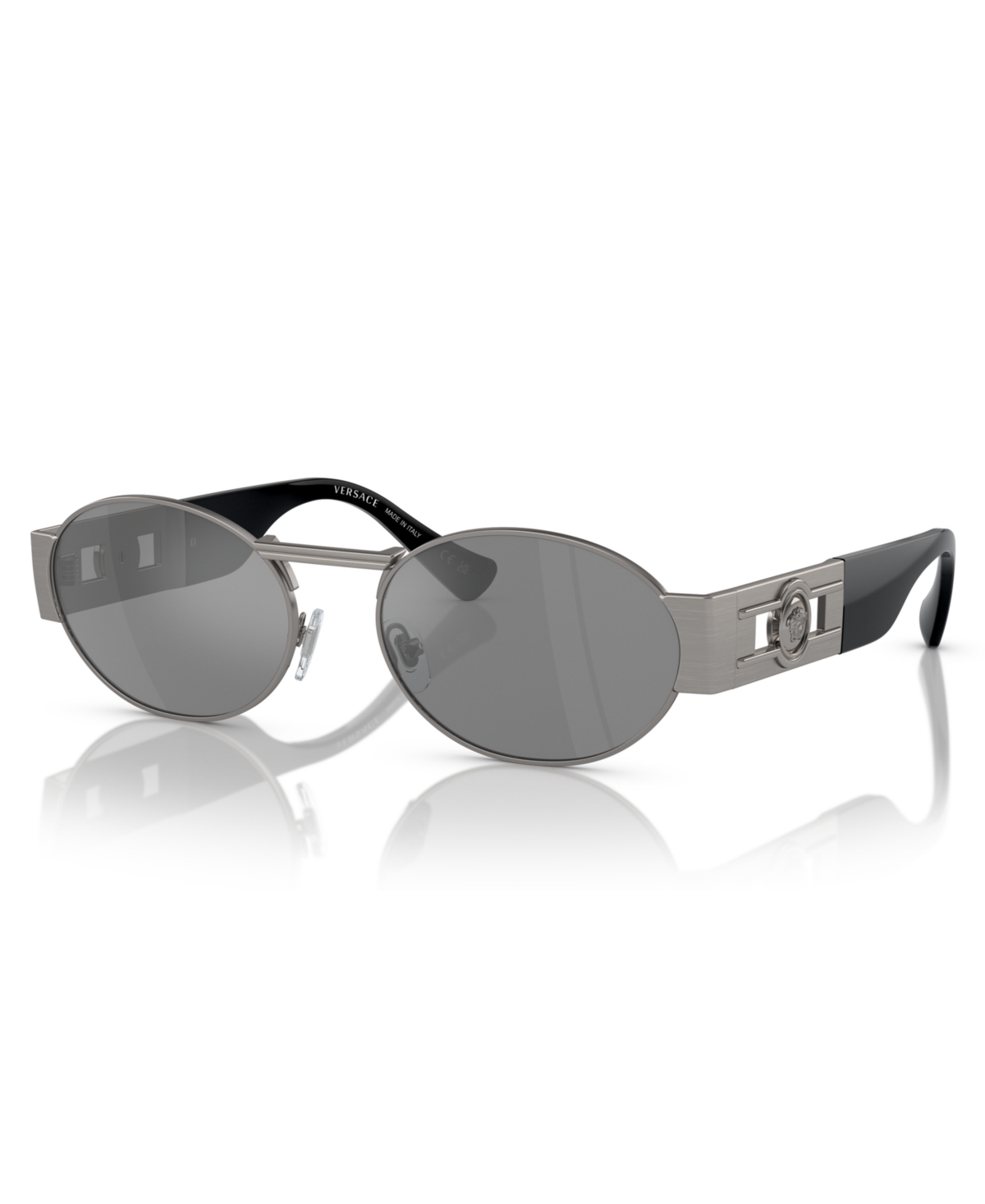 Click here for Versace Unisex Metal Oval Sunglasses  VE2264 - Mat... prices