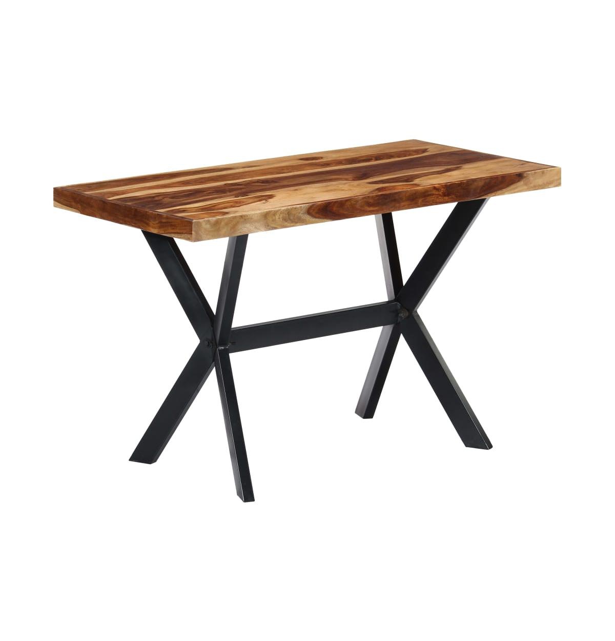 Click here for Dining Table 47.2x23.6x29.5 Solid Sheesham Wood -... prices