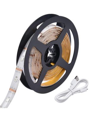 Yescom 6.6 Ft LED Strip Light Extension Color Changing Voice Music ...