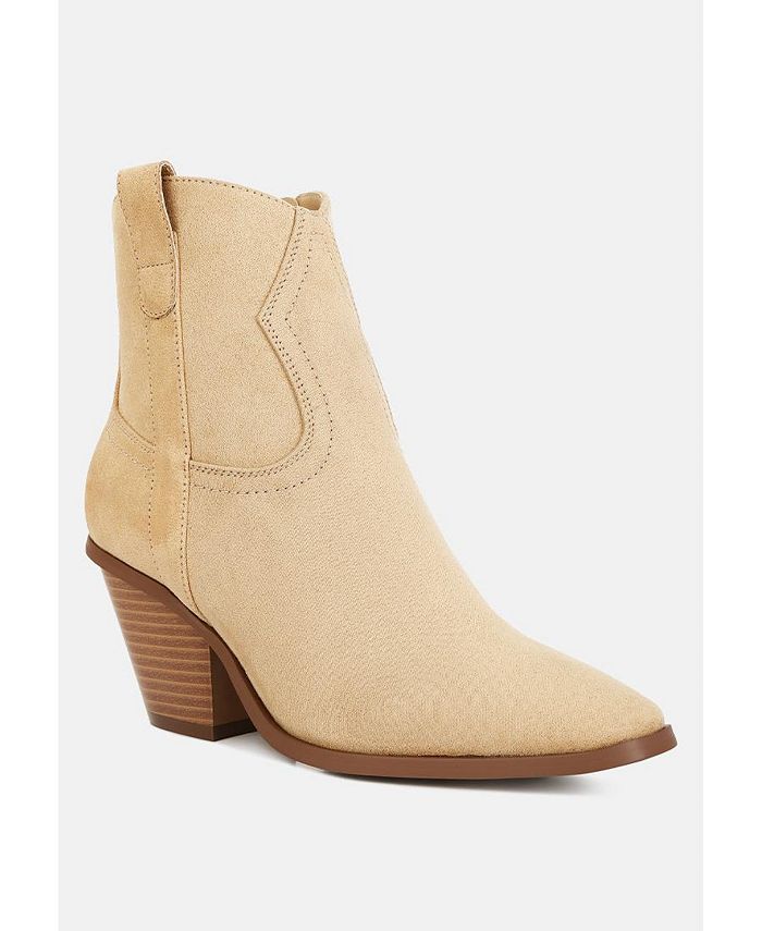 London Rag Women's elettra ankle length cowboy boots - Macy's