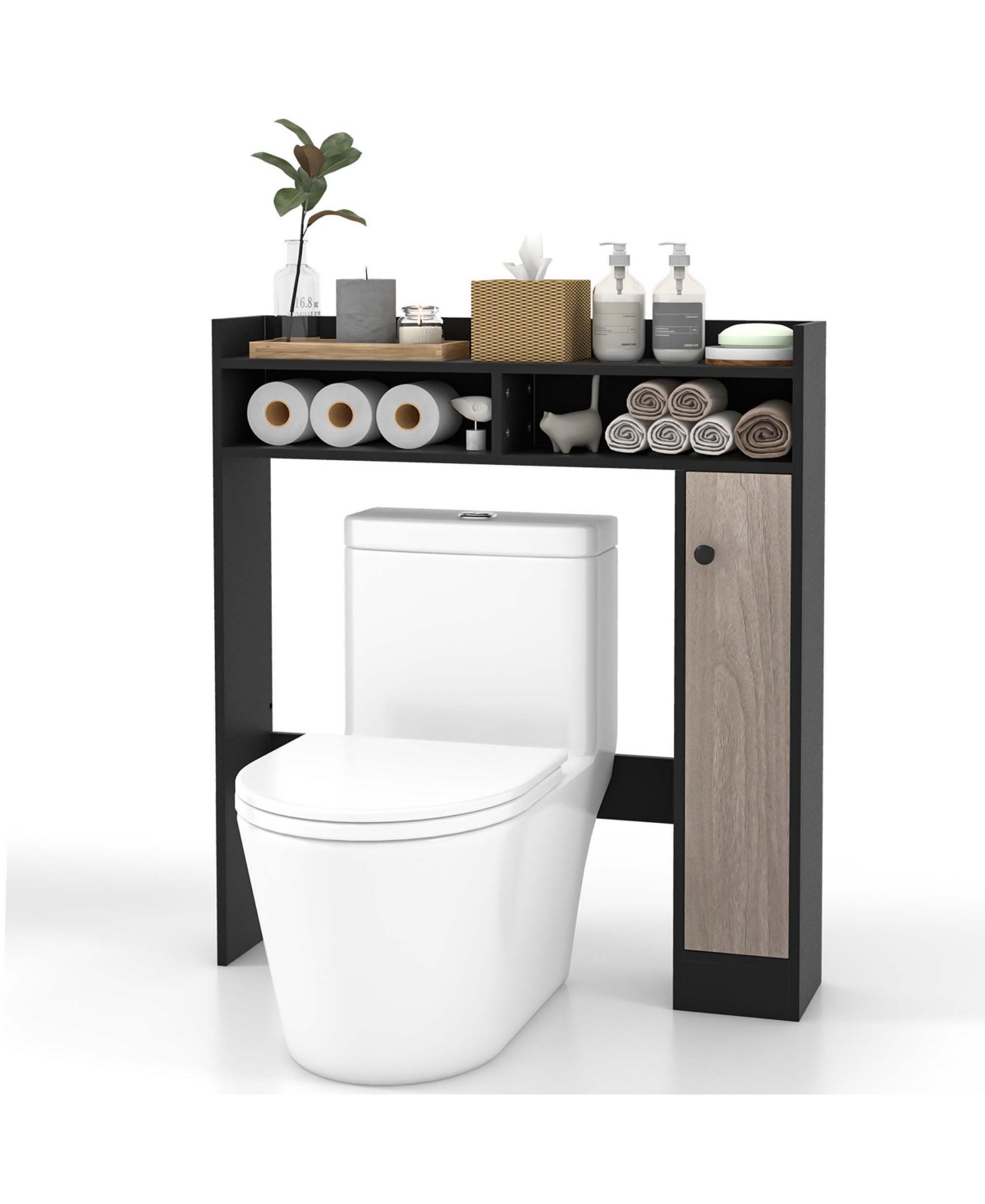 Click here for Over the Toilet Bathroom Cabinet Floor Storage Org... prices