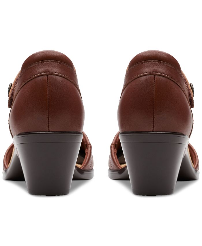 Clarks Women's Emily 2 Ketra Ankle-Strap Pumps - Macy's
