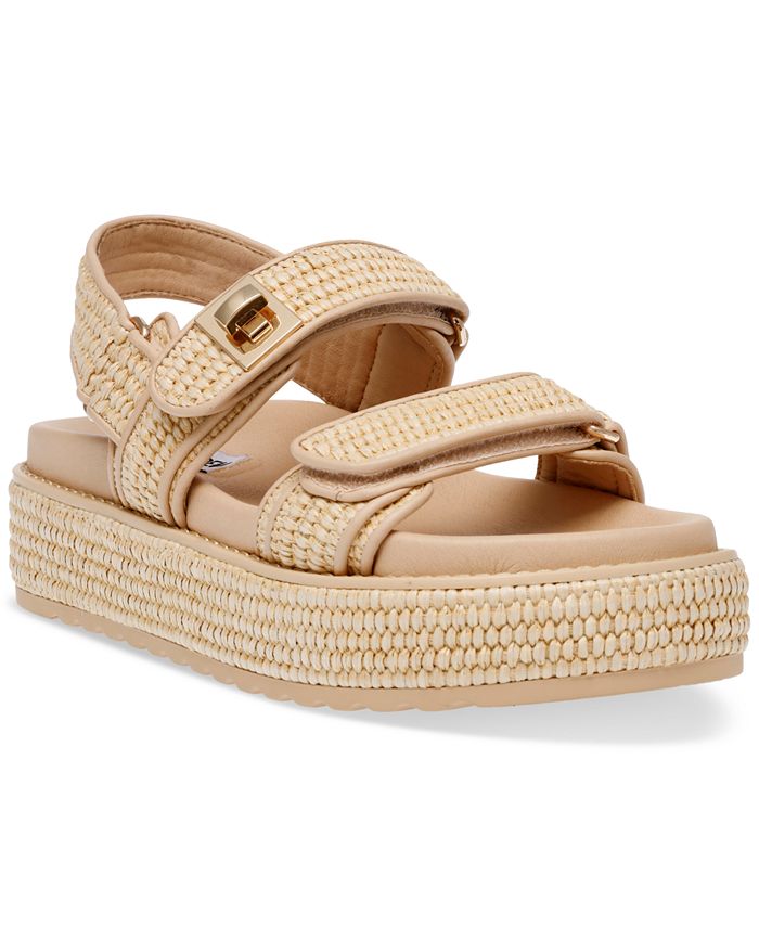 Steve Madden Women's Bigmona Platform Footbed Sandals - Macy's