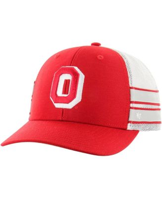 Men's '47 Brand Scarlet Distressed Ohio State Buckeyes Straight Eight ...