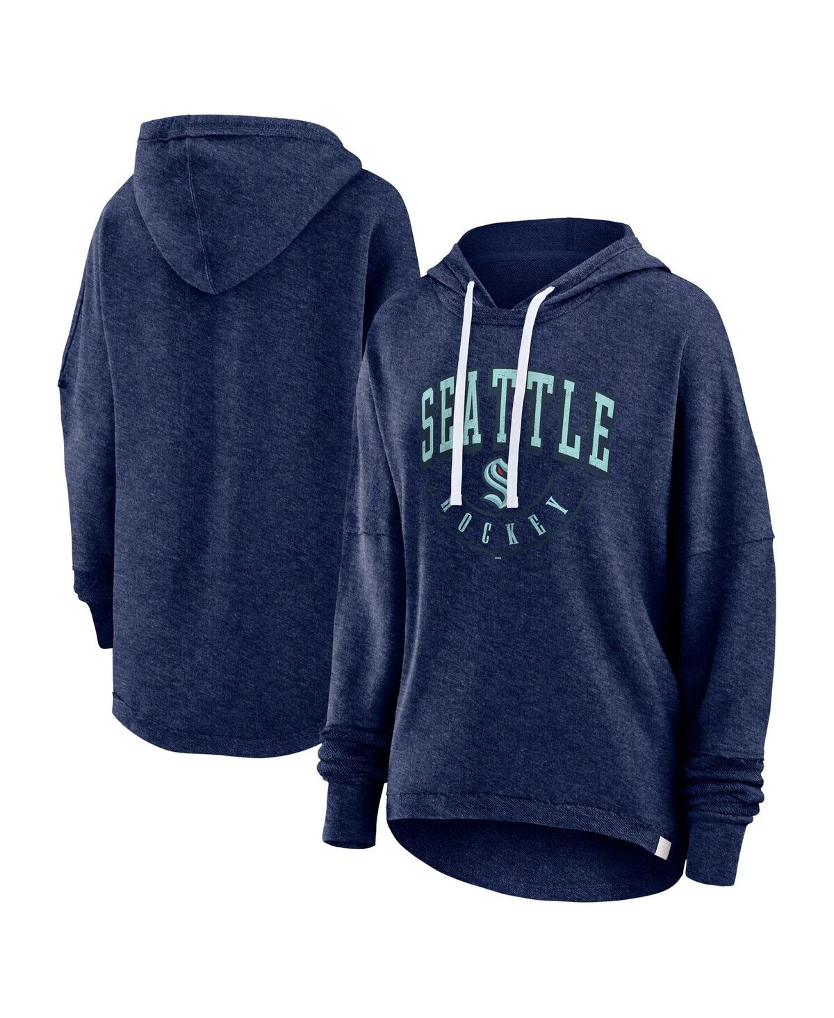 Click here for Womens Fanatics Heather Deep Sea Blue Distressed S... prices