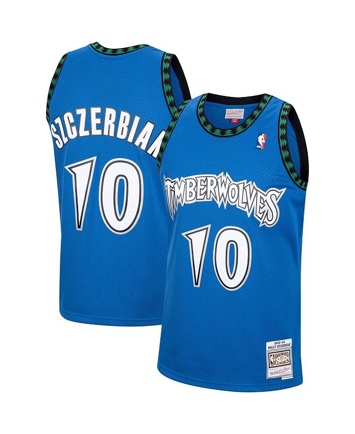 Mitchell & Ness Men's Wally Szczerbiak Blue Minnesota Timberwolves 2001 ...