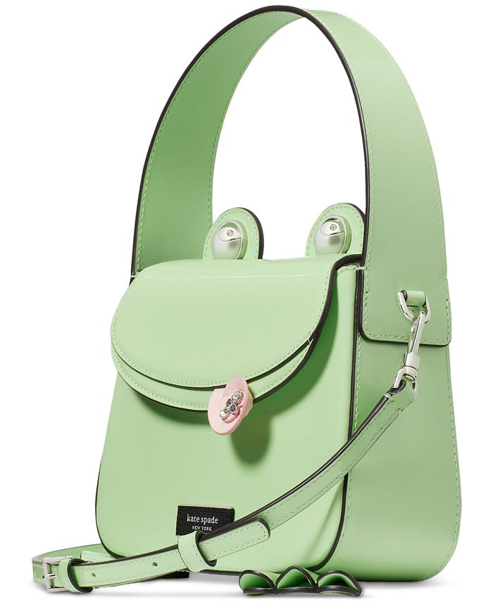 kate spade new york Lily Patent Leather 3D Frog Small Hobo - Macy's