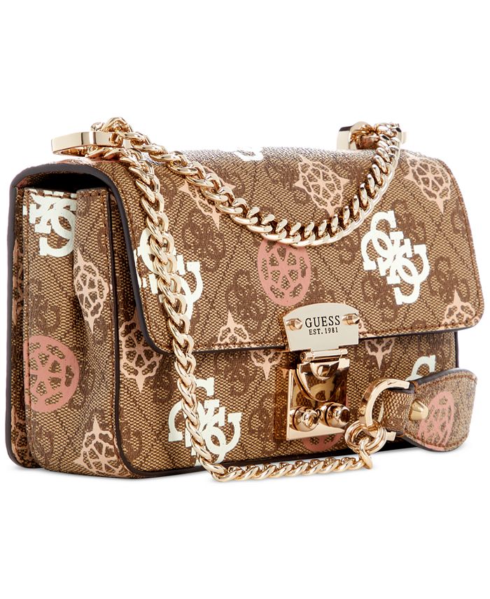 GUESS Eliette Logo Mini Convertible Crossbody Flap - Macy's
