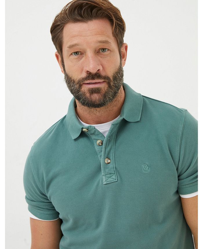 FatFace Fat Face Men's Organic Cotton Pique Polo Shirt - Macy's