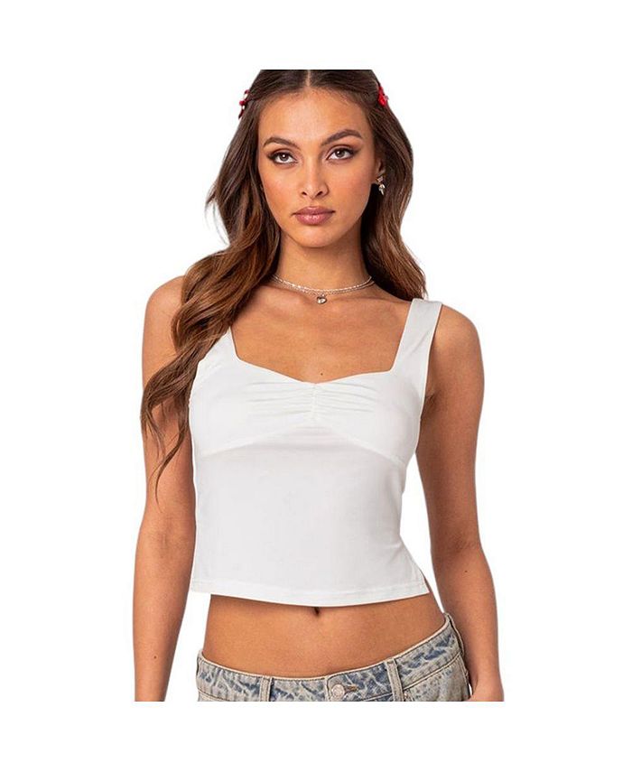 Edikted Women's Marigold side slit top - Macy's