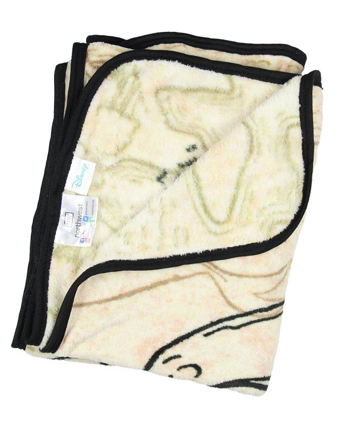 Disney Peter Pan Neverland Map Micro Raschel Throw Blanket 46"x60 ...