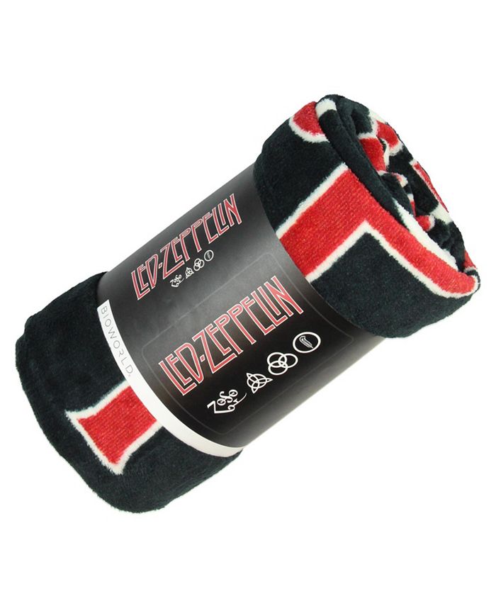 Led Zeppelin 4 Symbols Super Soft And Cuddly Fleece Plush Throw Blanket ...