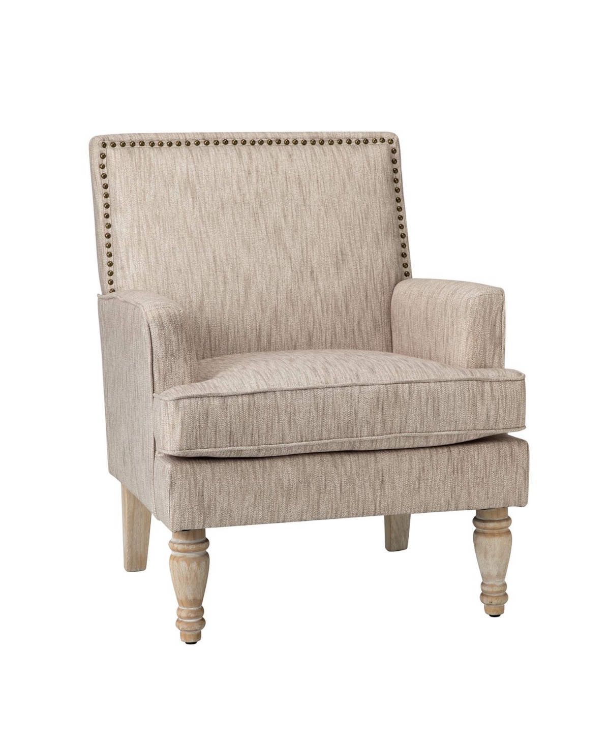 Click here for Bisnauth Contemporary Accent Chair with Nailhead T... prices
