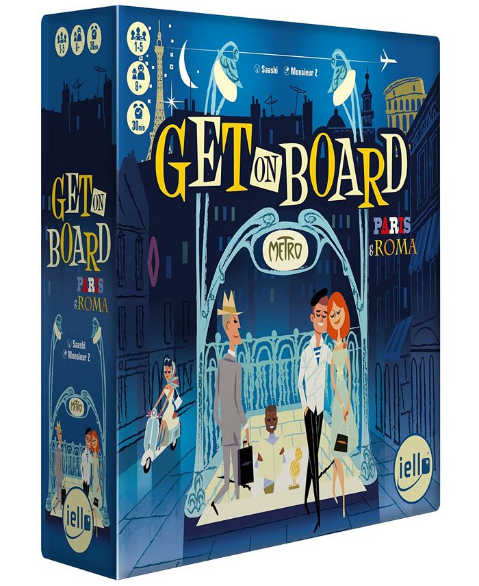 IELLO Get on Board Paris Rome Board Game - Macy's