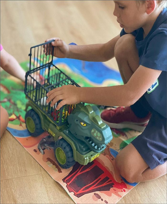 The Bubble Factory Dino Truck Play Set - Macy's