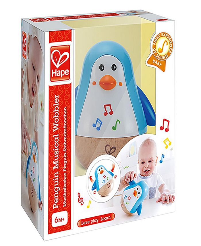 Hape Penguin Musical Wobbler - Macy's