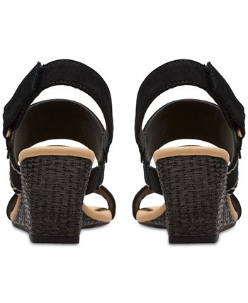 Clarks Kyarra Rose Espadrille Wedge Heel Sandals - Macy's