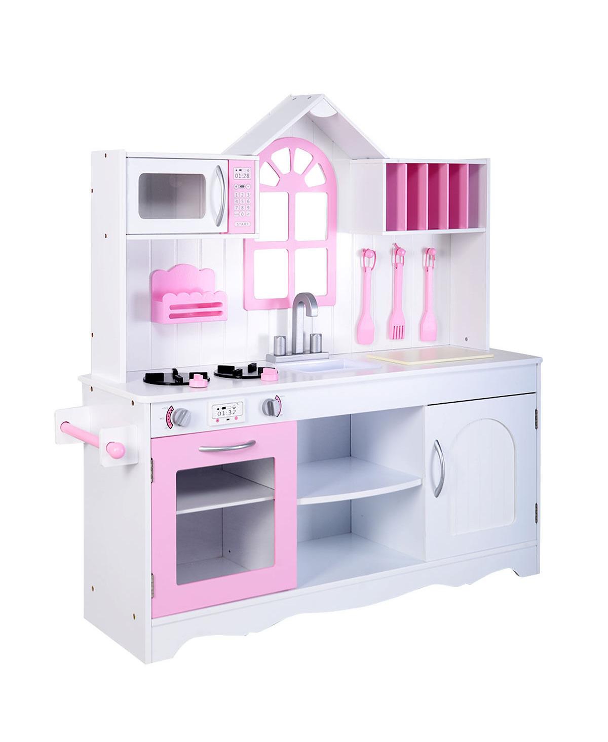 Click here for Wood Toy Kitchen Kids Cooking Pretend Play Set - W... prices